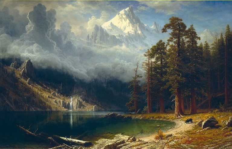Among the Sierra Nevada, California by Albert Bierstadt – Maria Lang